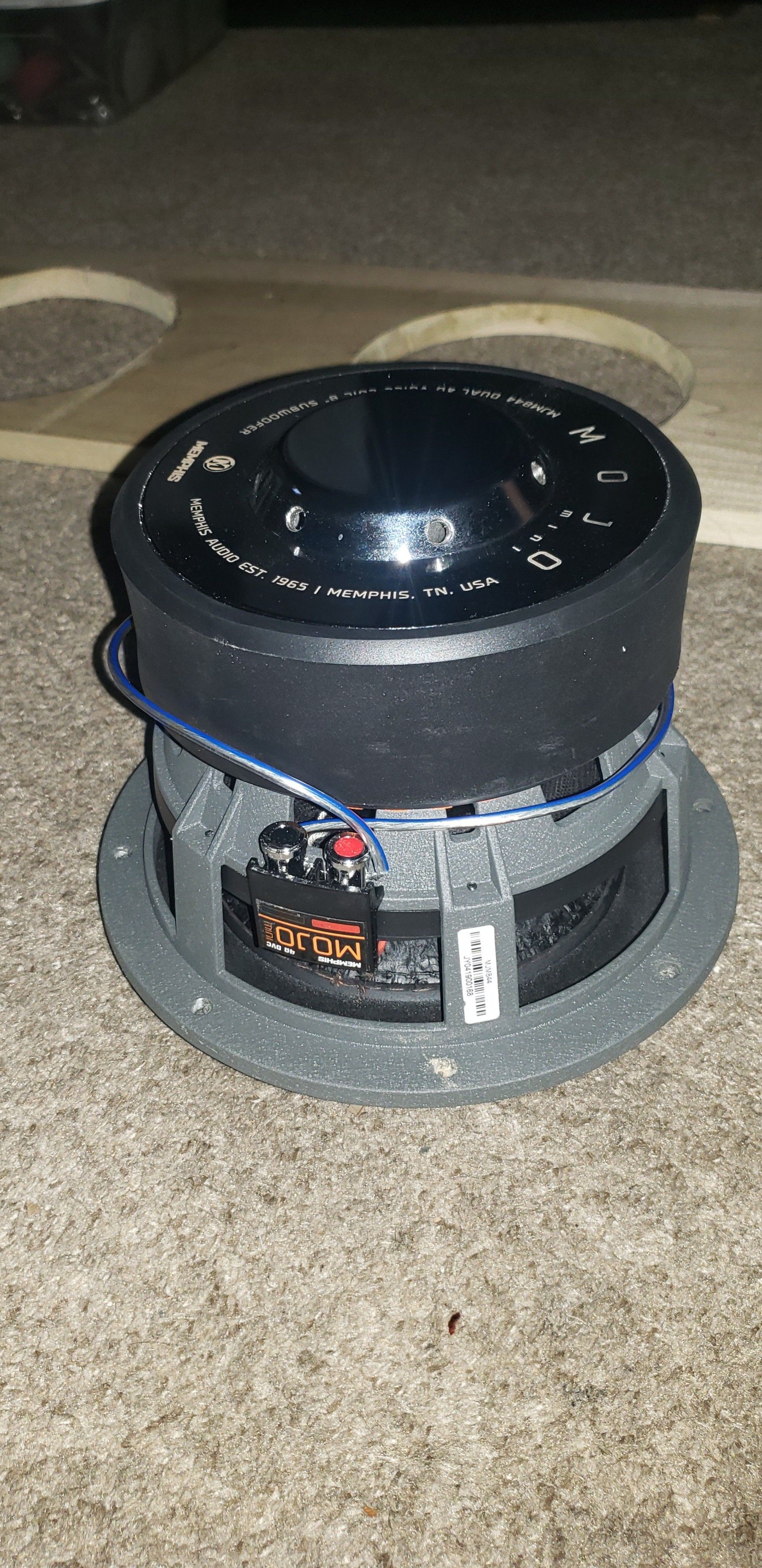 Memphis mini mojo 8" sub. 4 ohm dvc 900w rms for Sale in San Antonio ...