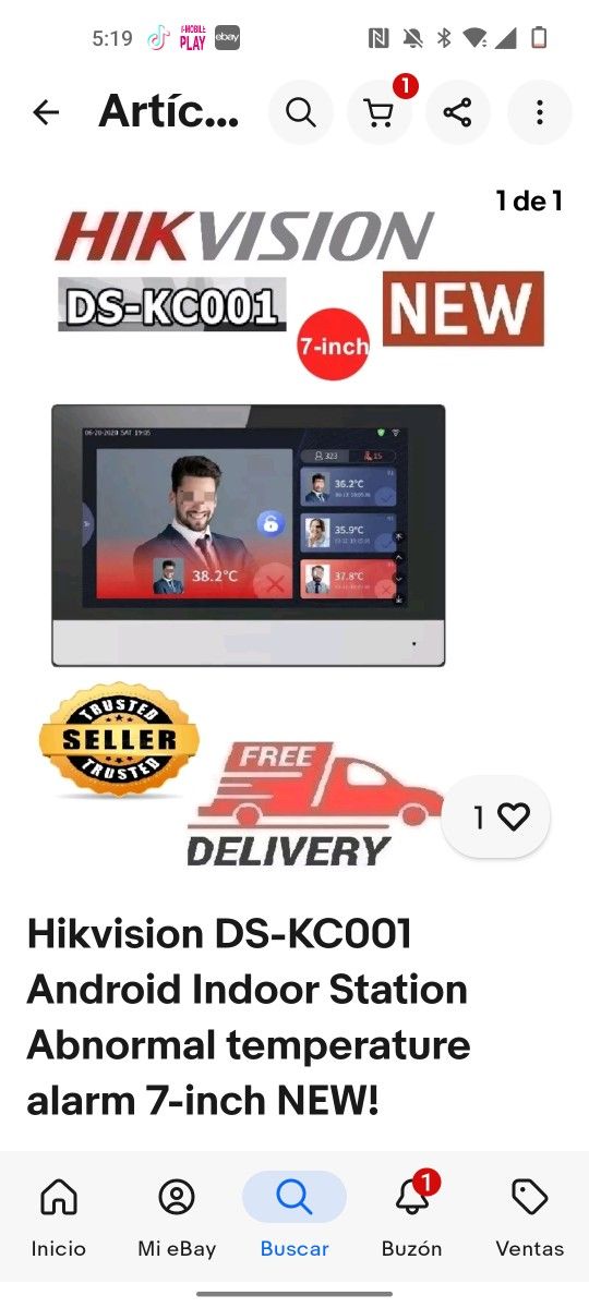 Hikvision Monitoring Tablet for Sale in City Of Industry, CA - OfferUp