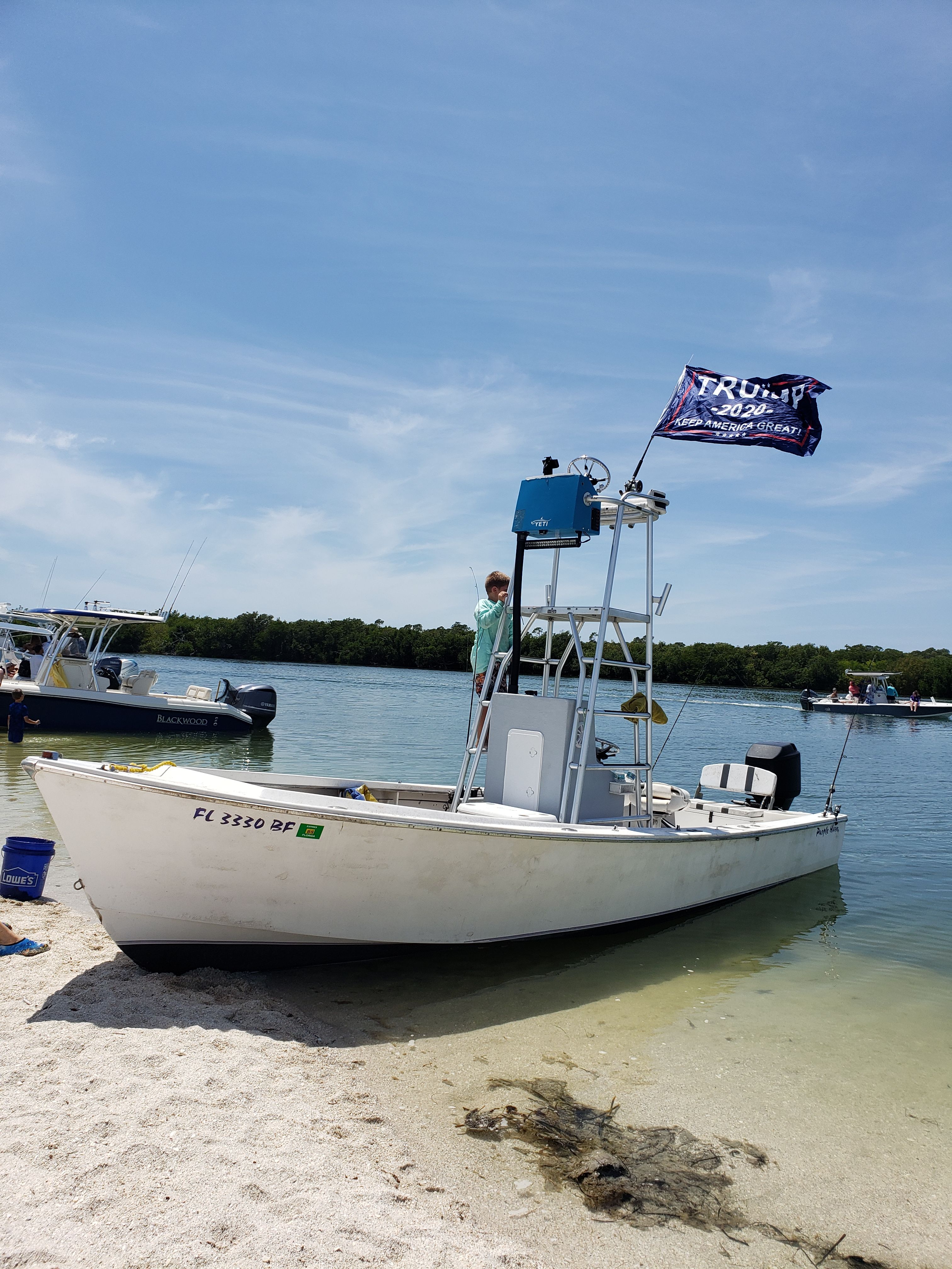 24' proline flatback hull, console and trailer. for Sale in Saint James ...