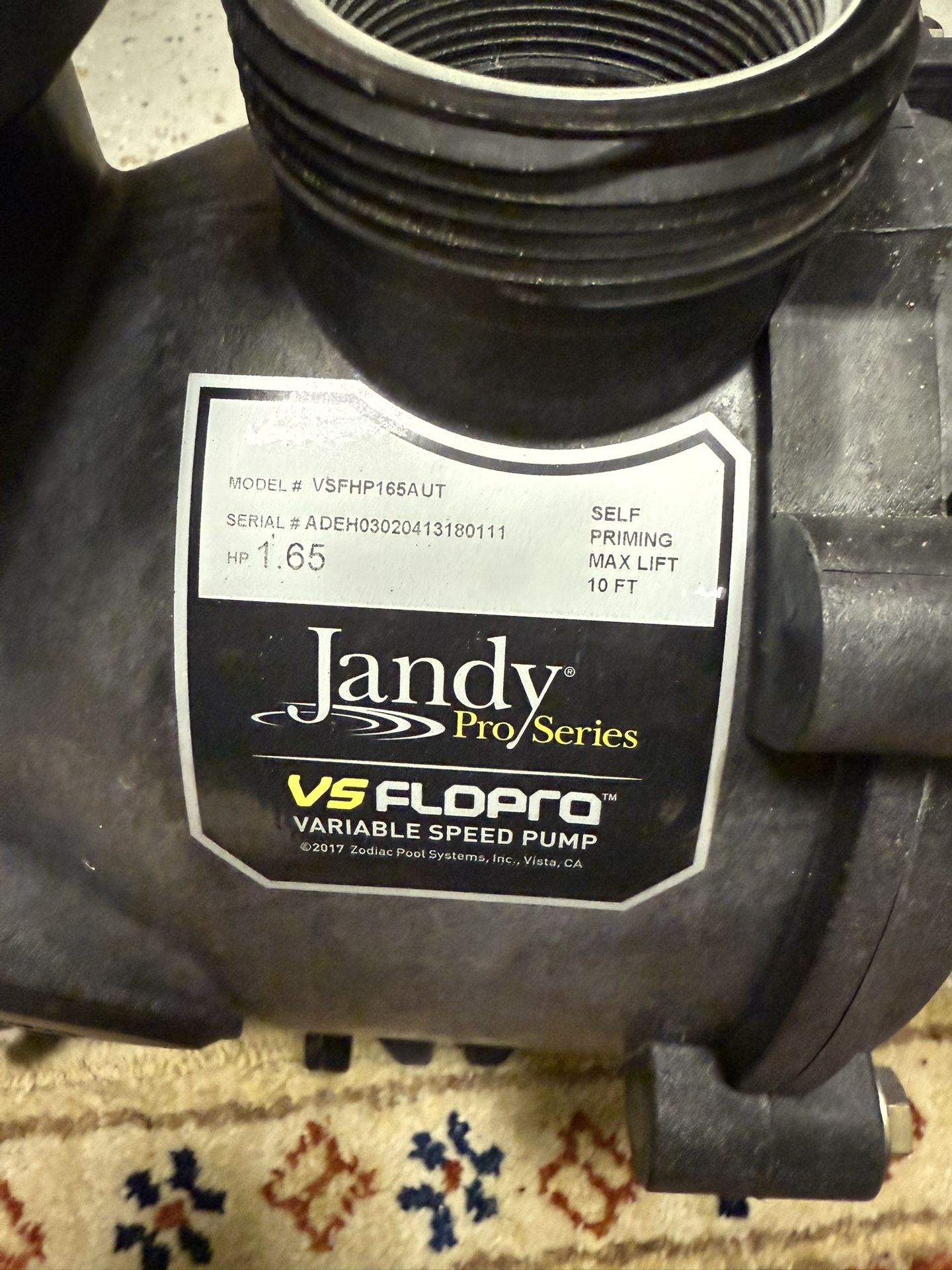 Jandy VS FloPro Pool Pump for Sale in Boca Raton, FL - OfferUp