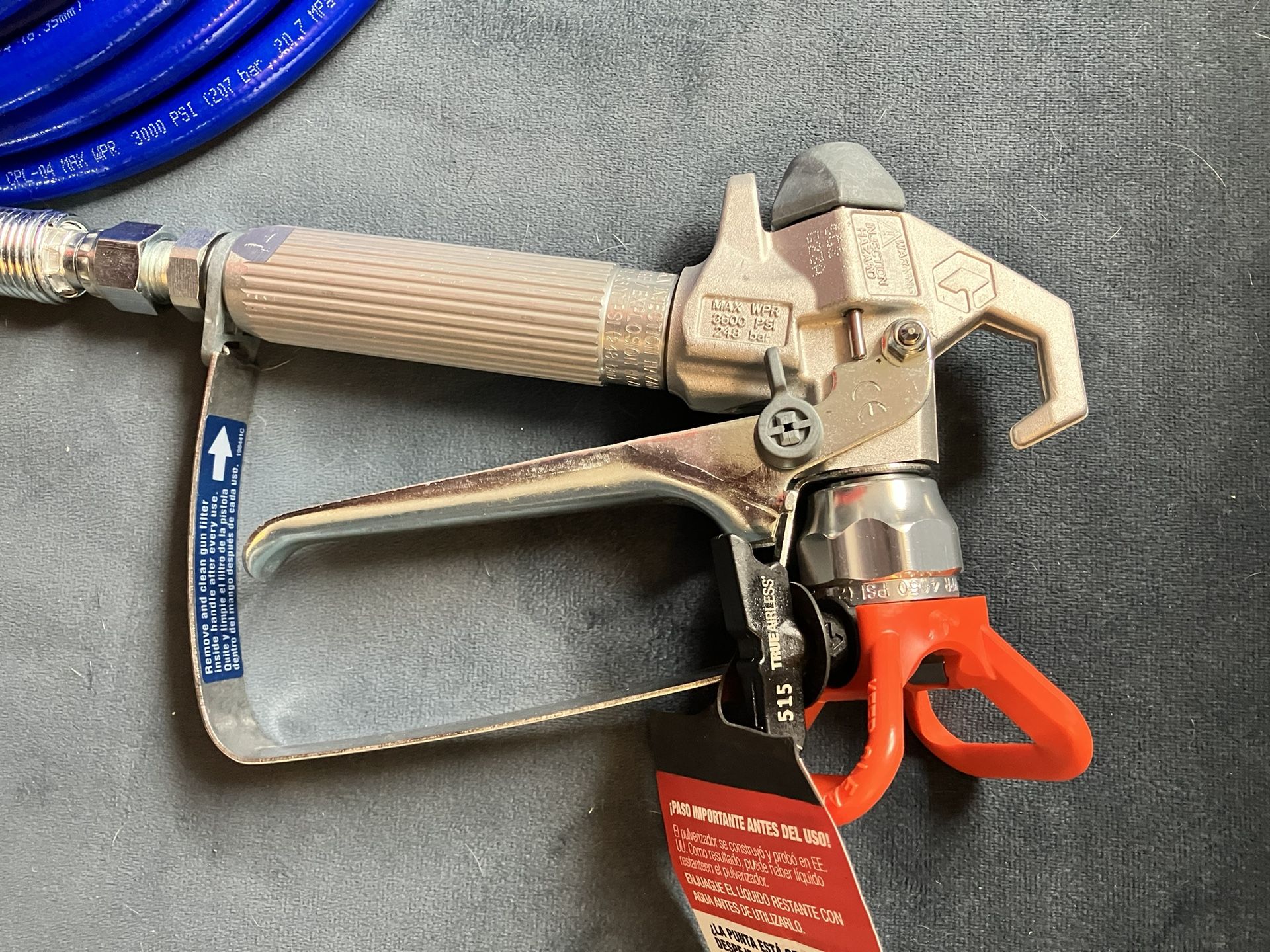 Graco SG2 Sprayer Gun w/ RAC515 Sprayer Tip And 25’ 1/4” Hose for Sale ...