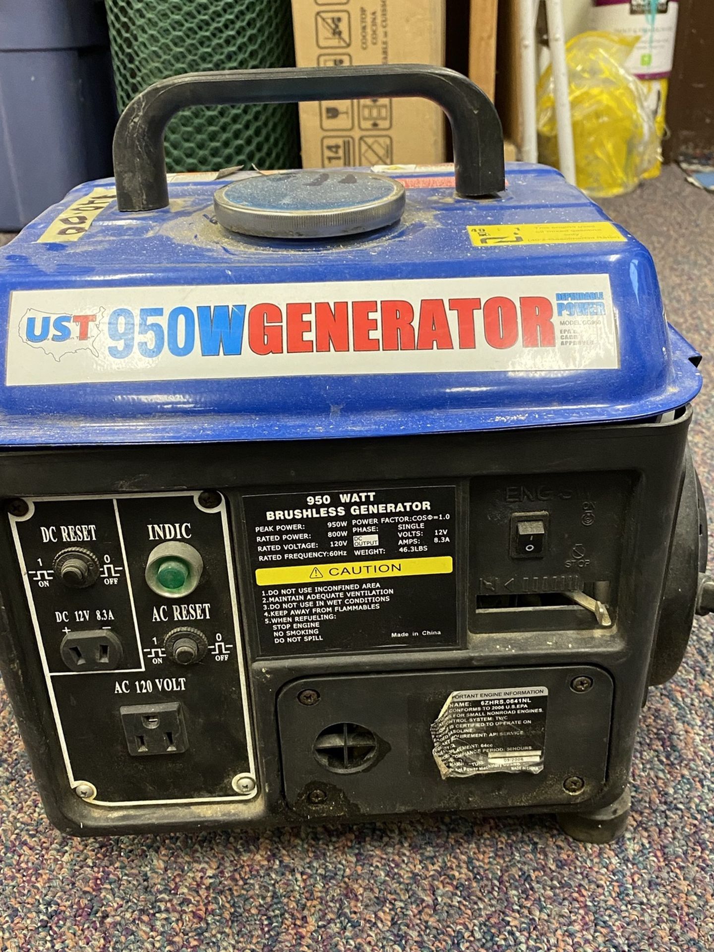 UST 950W Generator for Sale in PA, US - OfferUp