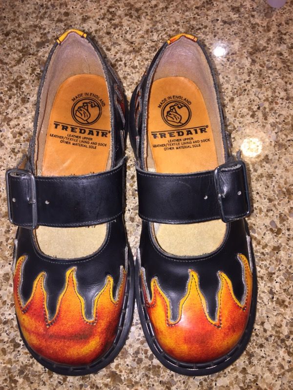 Vintage Tredair Black and flame Mary Jane shoes for Sale in Loma Linda ...