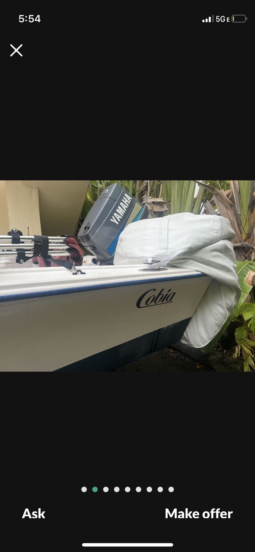 1996 Cobia Bay Boat 15’4 Center Console for Sale in Miami, FL - OfferUp