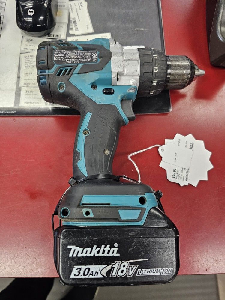 96091 Makita Xph07 18v Lithium Ion 1/2" Drill 533431 for Sale in ...