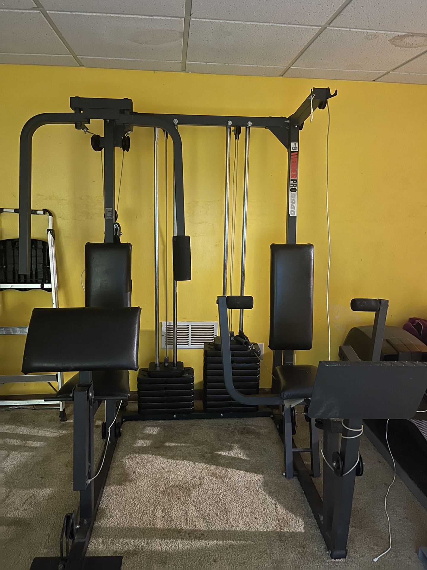 WEIDER PRO 9940 Weight Lifting Machines Racks Lexington, Kentucky ...