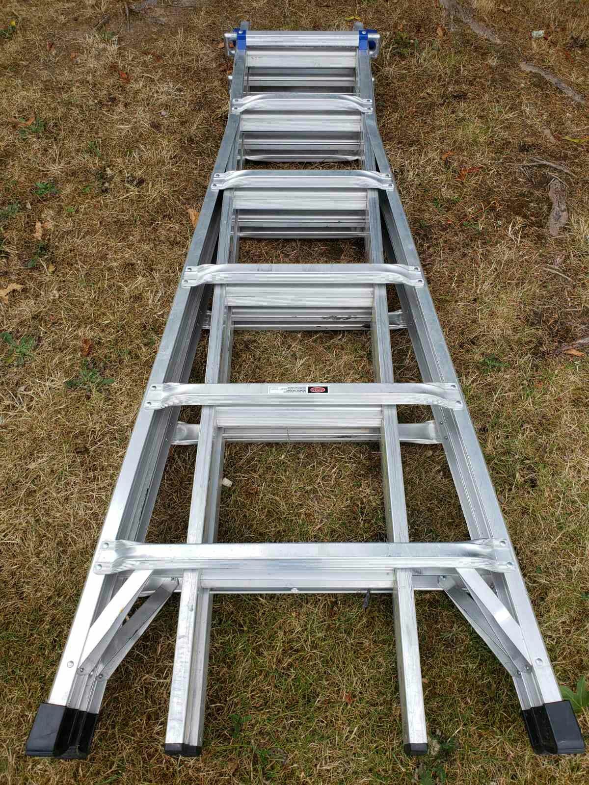 Werner aluminum multi position 26 ft ladder model MT-26 for Sale in ...