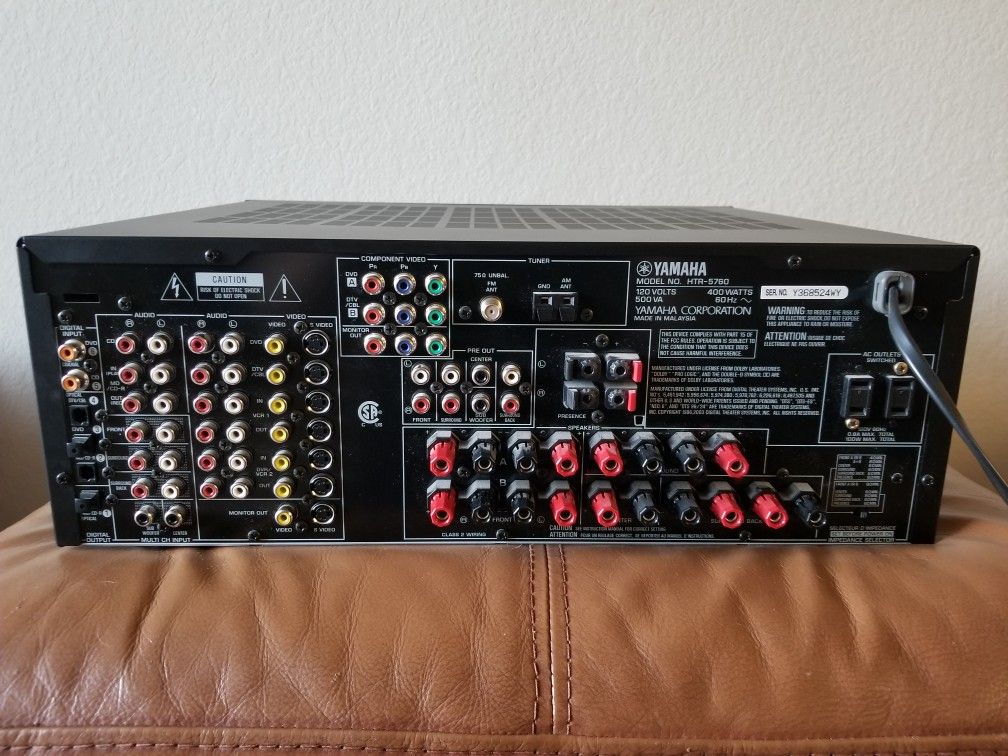 Yamaha HTR-5760 7.1-Channel Digital Home Theater Receiver for Sale in ...