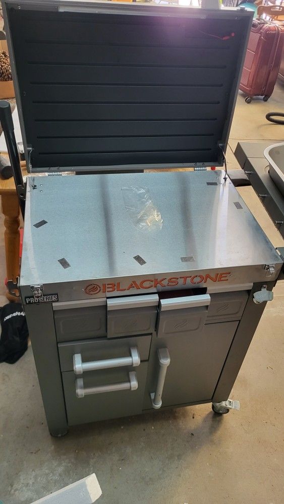 Black Stone Storage/prep Stand for Sale in Idyllwild-pine Cove, CA ...