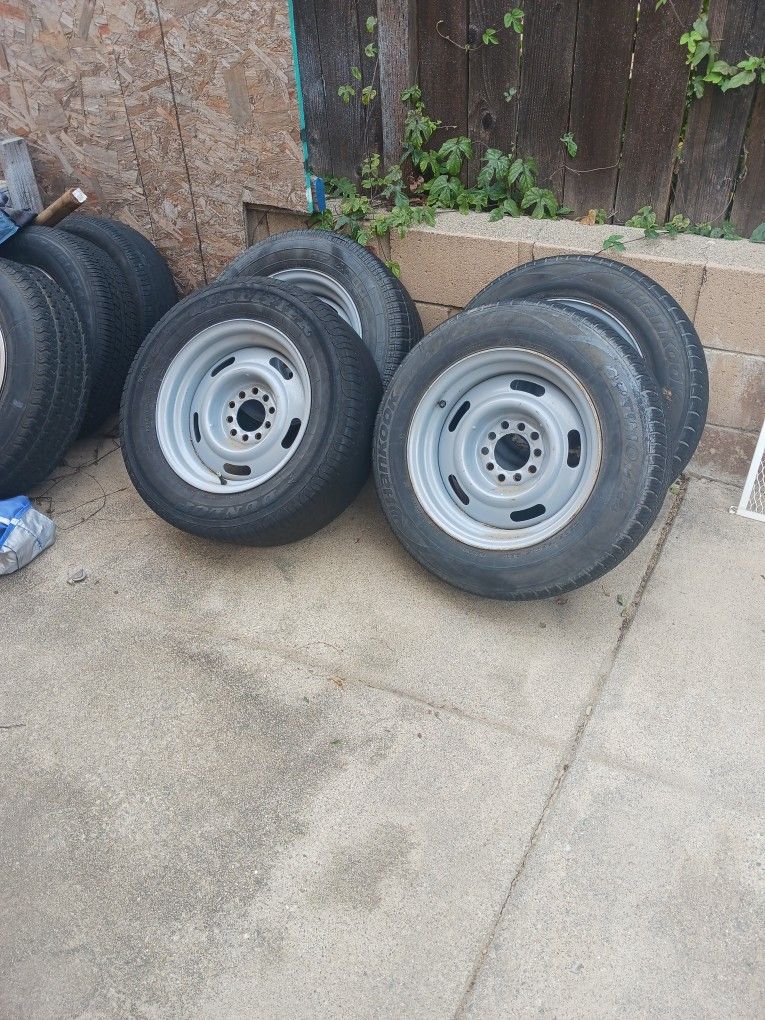 15/7 Chevy Rally Wheels. for Sale in Rialto, CA - OfferUp