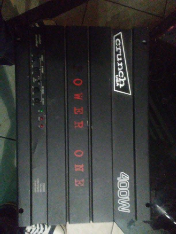 CRUNCH power one 400w amplifier for Sale in Las Vegas, NV - OfferUp