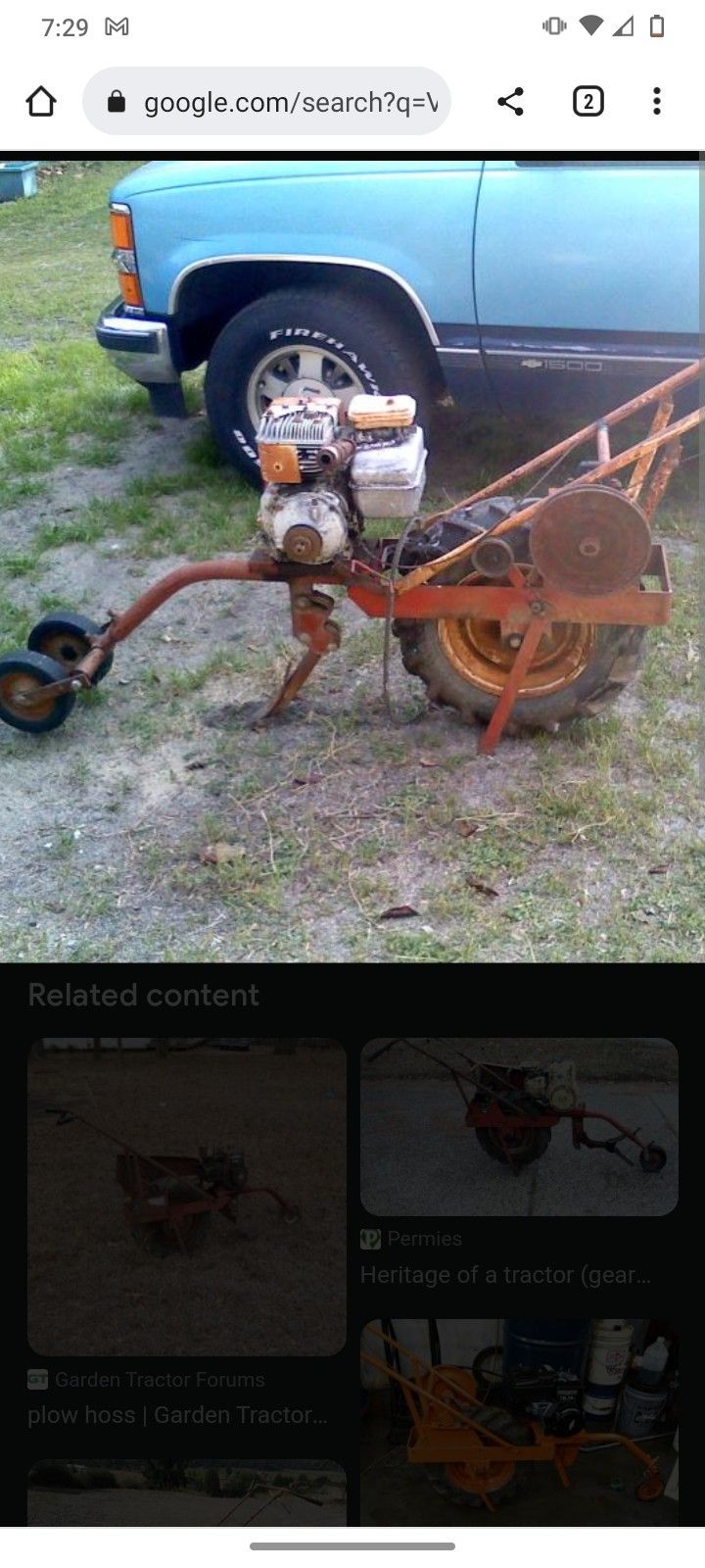1 WHEEL MULE-- ROW BUSTER - 1965 BRIGGS 5HP -DIFFERENT BLADES for Sale ...