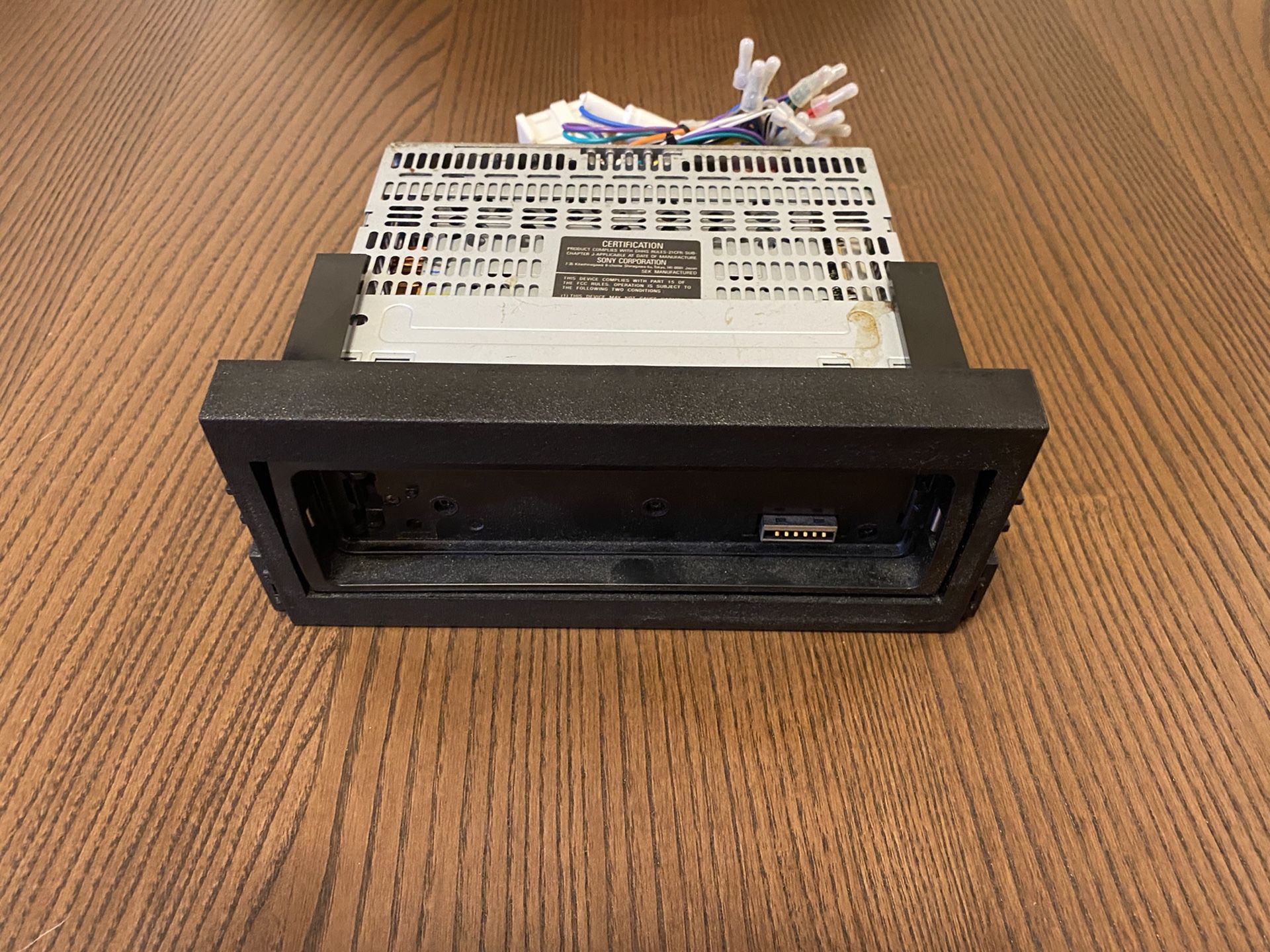 Aftermarket Sony Single DIN Stereo Cage *NO FACEPLATE* for Sale in ...