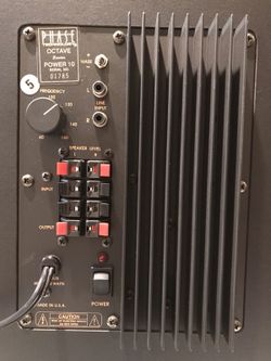 Phase Technology Octave Series Power 10 Powered Home Theatre Subwoofer ...