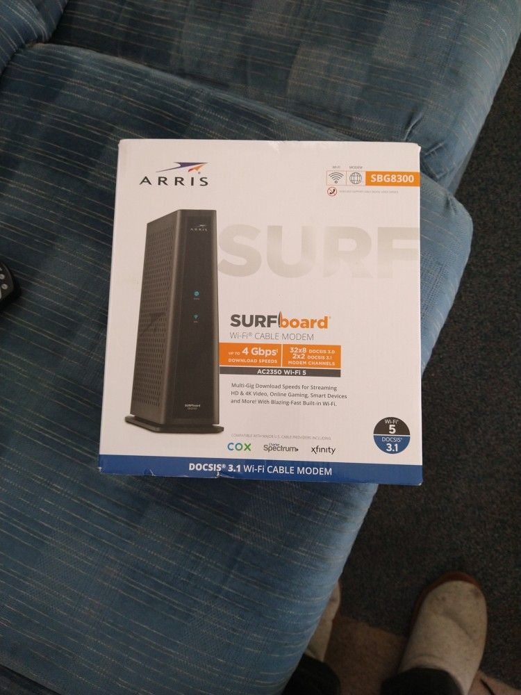 Arris Surfboard Cable Modem 4 Gbps. 3.1 Wi-Fi. for Sale in Everett, WA ...