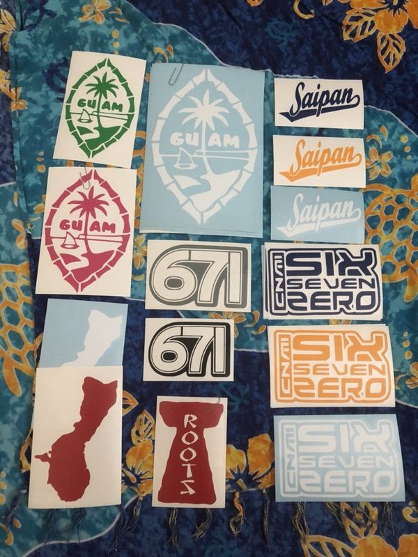 Guam / Saipan / CNMI vinyl decals! Starting at $2! for Sale in North ...