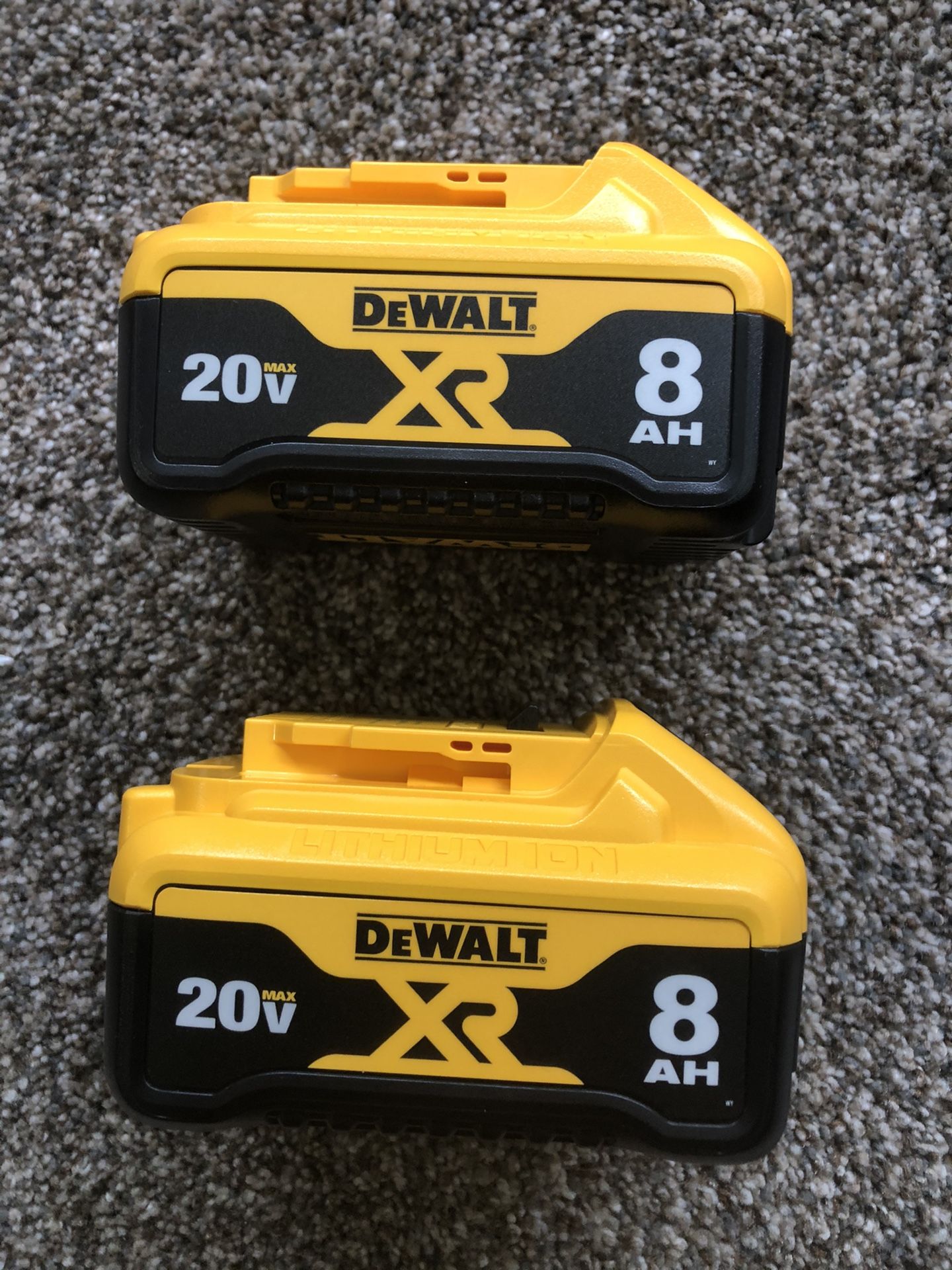 Dewalt XR 8ah batteries, highest capacity in Dewalts 20v max platform ...