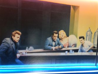 Humphrey Bogart Marilyn Monroe Elvis Presley