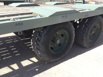 2007 Terex Load King M322 LT equipment trailer tag flatbed ramps ...