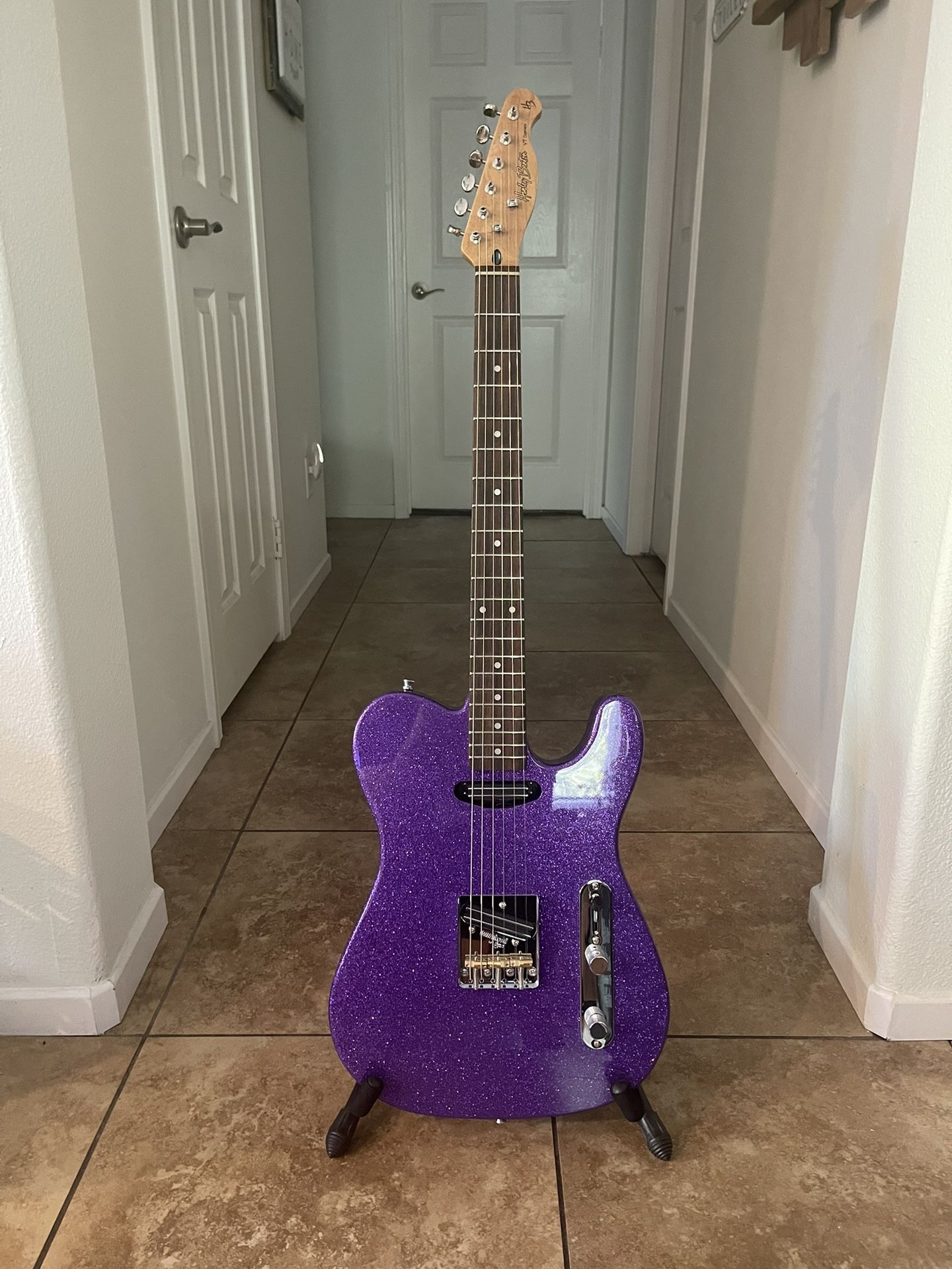 Custom Assembled Purple Sparkle Telecaster Hot Rails for Sale in ...