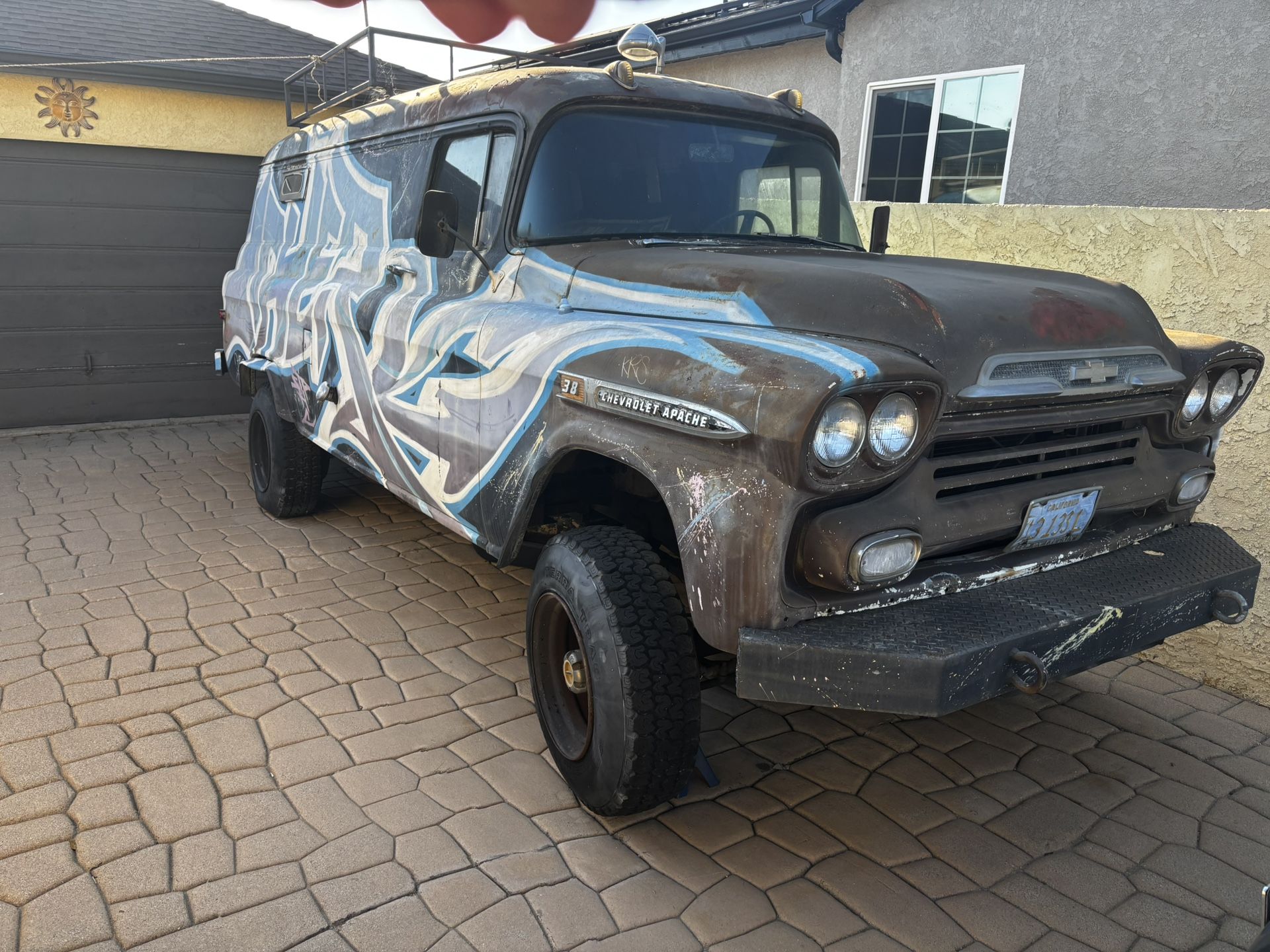 1959 Chevy Apache Panel Truck - OBO Updated 1/1/26 for Sale in Los ...