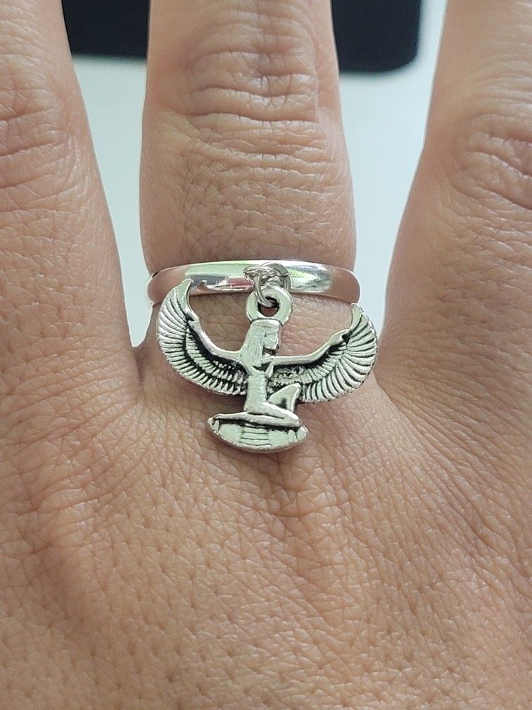 Egyptian Goddess Isis Ring Stainless Steel Size Adjustable for Sale in Miami, FL - OfferUp