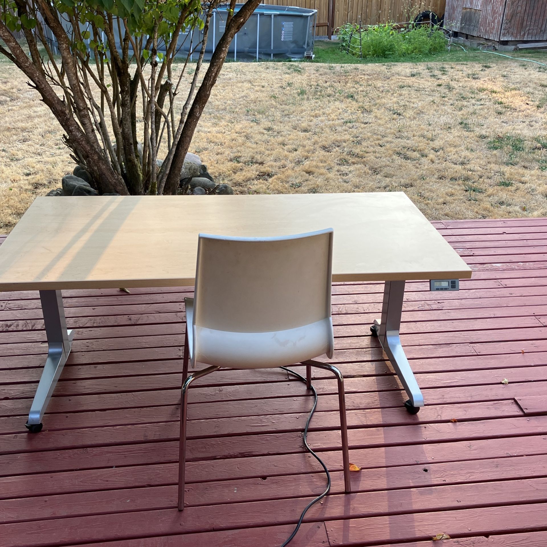 Sit/stand Desk With Control: WORKRITE, Goes Down 22” And Up 48”. for ...