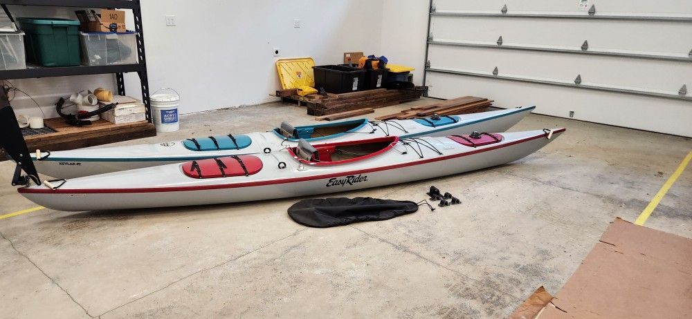 2 Easy Rider Take Apart Kevlar Kayaks Plus Lots Of Extras for Sale in ...