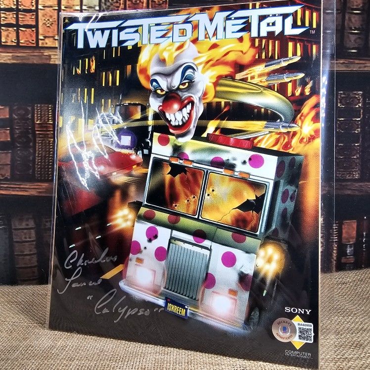 Twisted Metal Charles Lance Calypso Signed Autographed Photo Print w ...