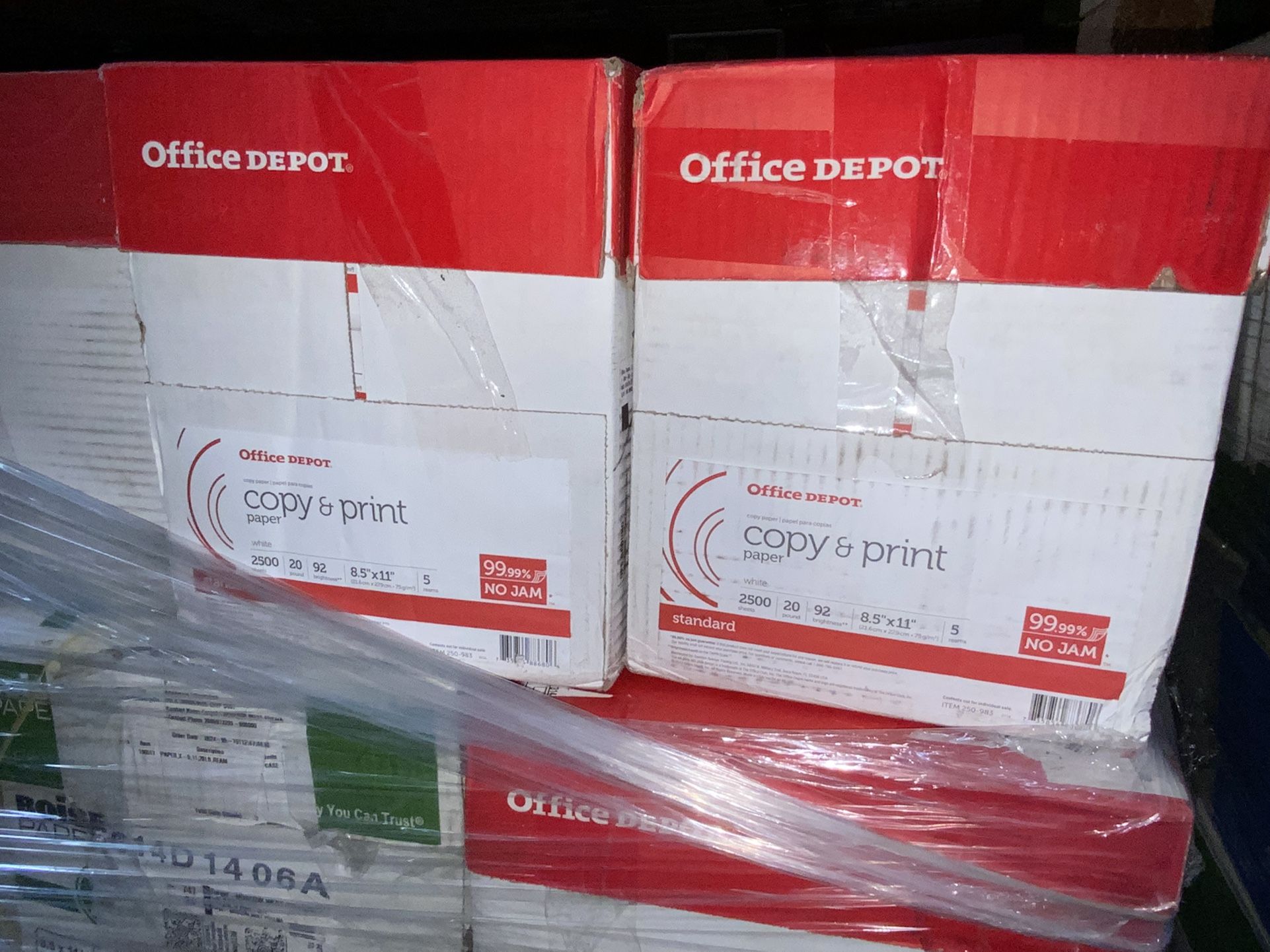 office depot multi-use printer & copy paper, 5 reams, white, letter (8. ...
