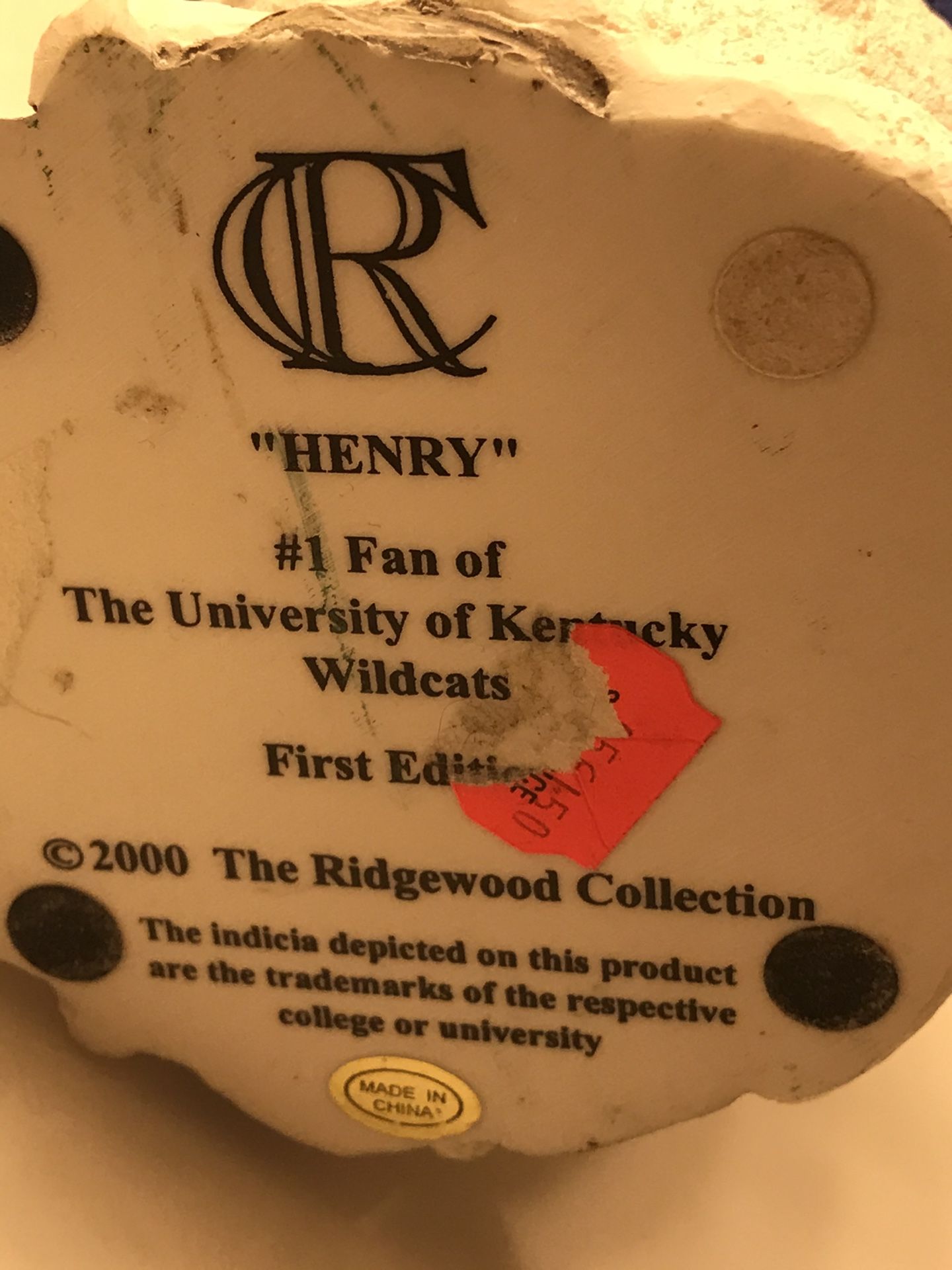 The University of Kentucky Wildcats Ridgewood Collection winter snowman ...