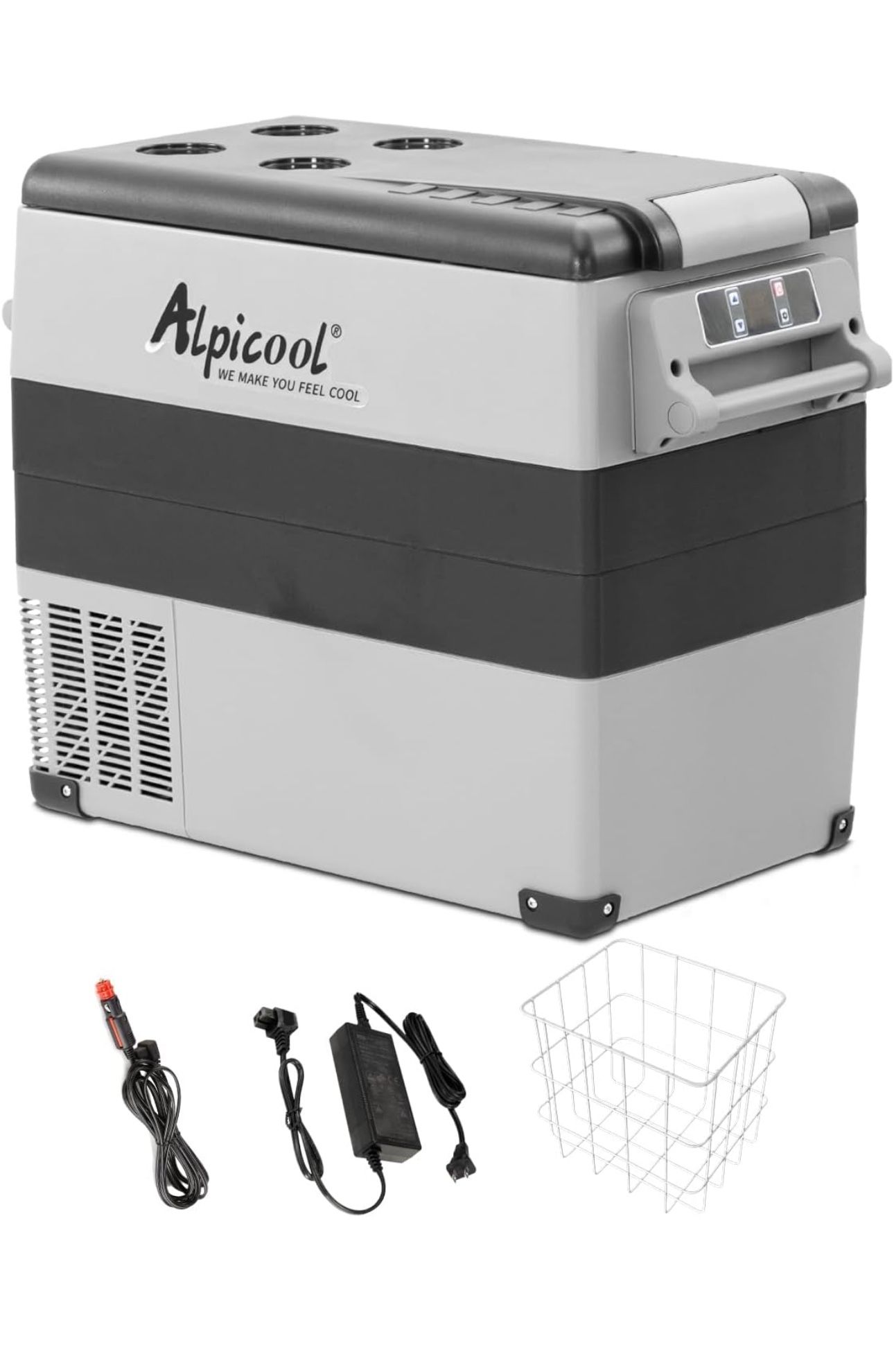 Alpicool CF55 Portable Freezer,12 Volt Refrigerator, 52 Quart (49.4 ...