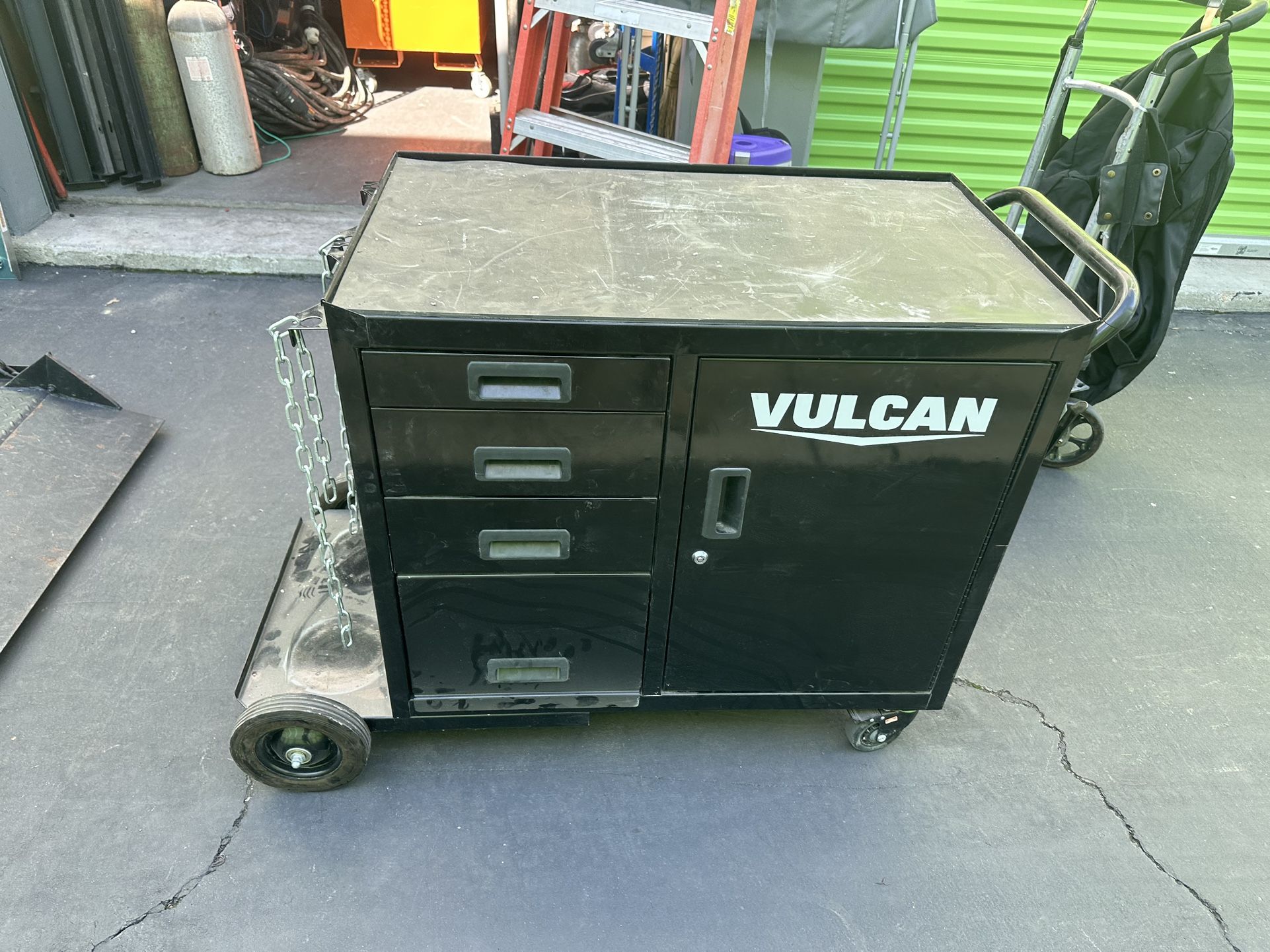 Vulcan Multi Welder / 2 Tank Cart / Cabinet With Keys for Sale in ...
