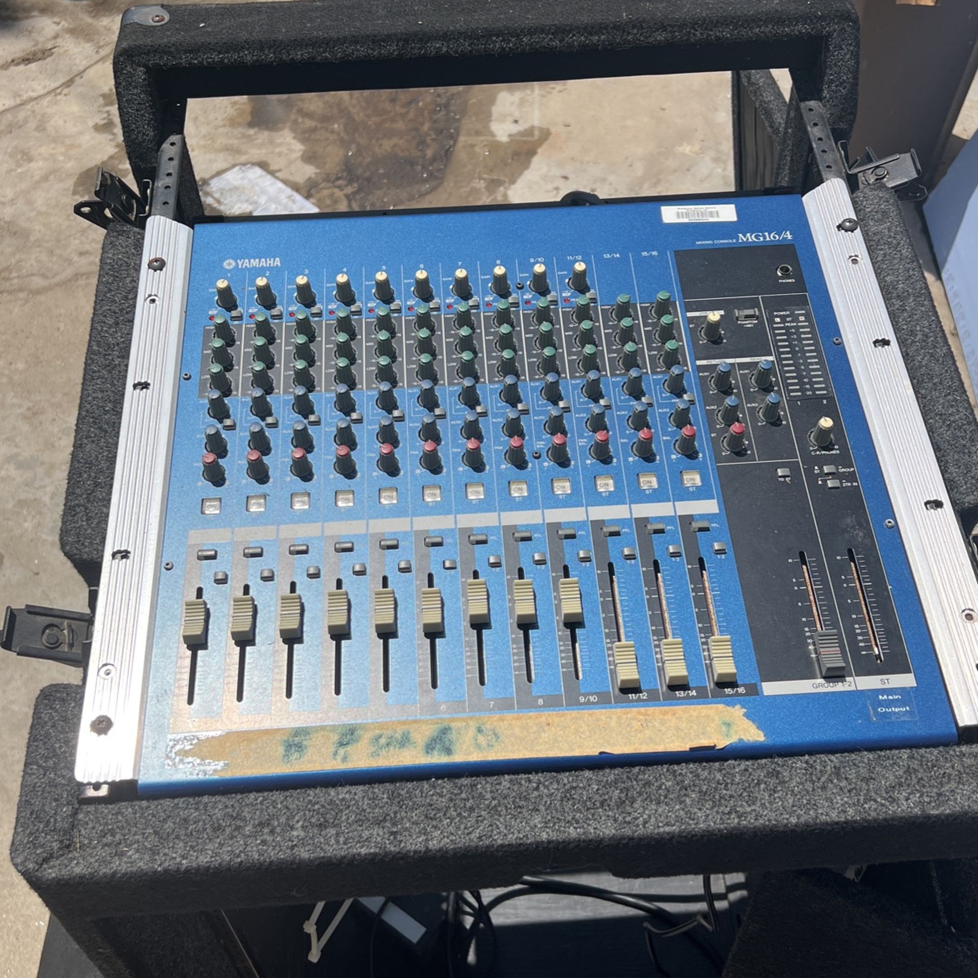 Mixer/Amp Rack With Yamaha MG16/4 Mixer for Sale in Montebello, CA ...