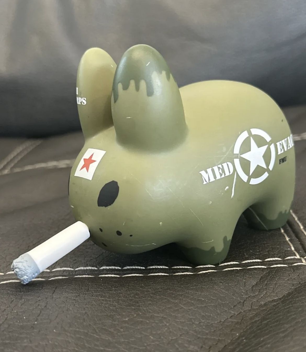 Smorkin' Labbit 5” ‘Corpsman’ Vinyl Toy - By Frank Kozik! Kidrobot for ...