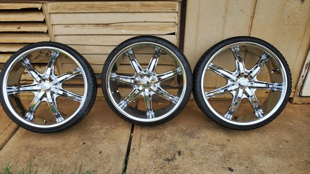 U2 35S 22" Wheels New 225/30/22 Tires with Tire Sensors for Sale in ...