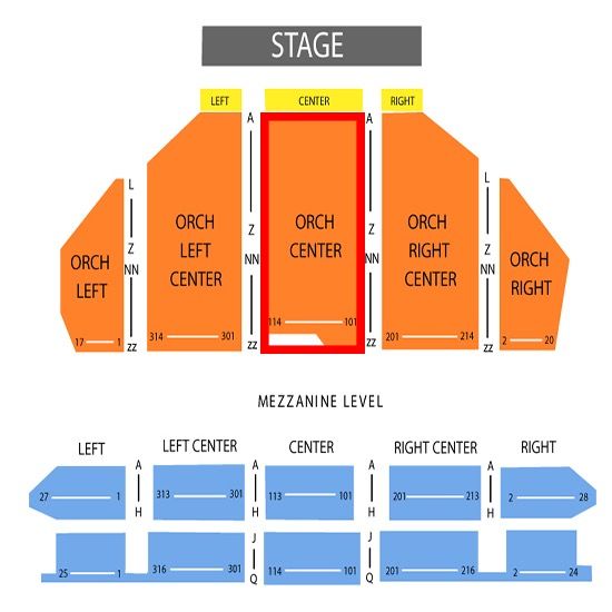 Pantages Seating Chart | Cabinets Matttroy