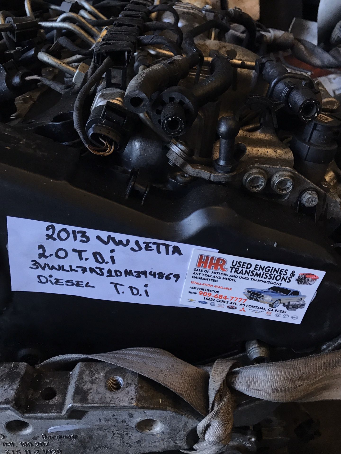 2013 VW Jetta 2.0 T.D.I Diesel Engine for Sale in Fontana, CA - OfferUp