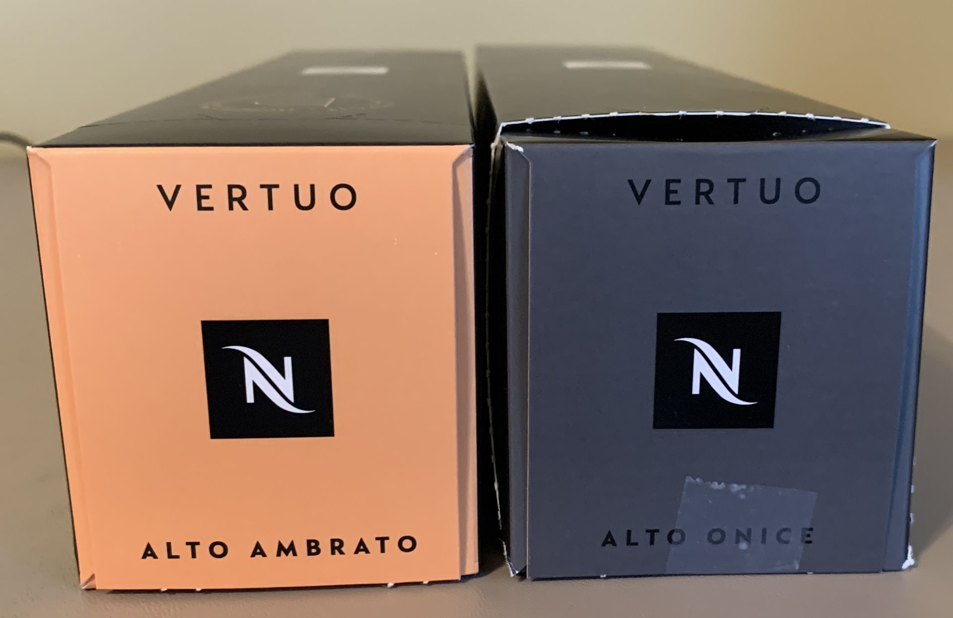 Nespresso Vertuo Next XL Coffee Capsules - ALTO ONICE and ALTO AMBRATO ...