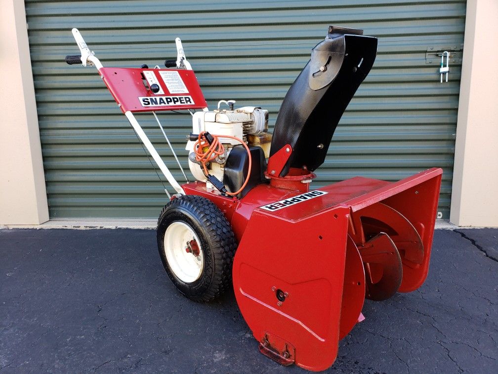 Snapper 2 stage 5hp 26 inch snow blower HEAVY DUTY works great E start ...