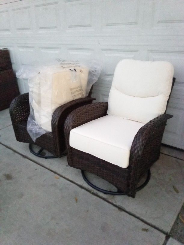 Out Of Your Chairs Swivel Rocking Patio Chairs Outdoor Patio Rocking ...