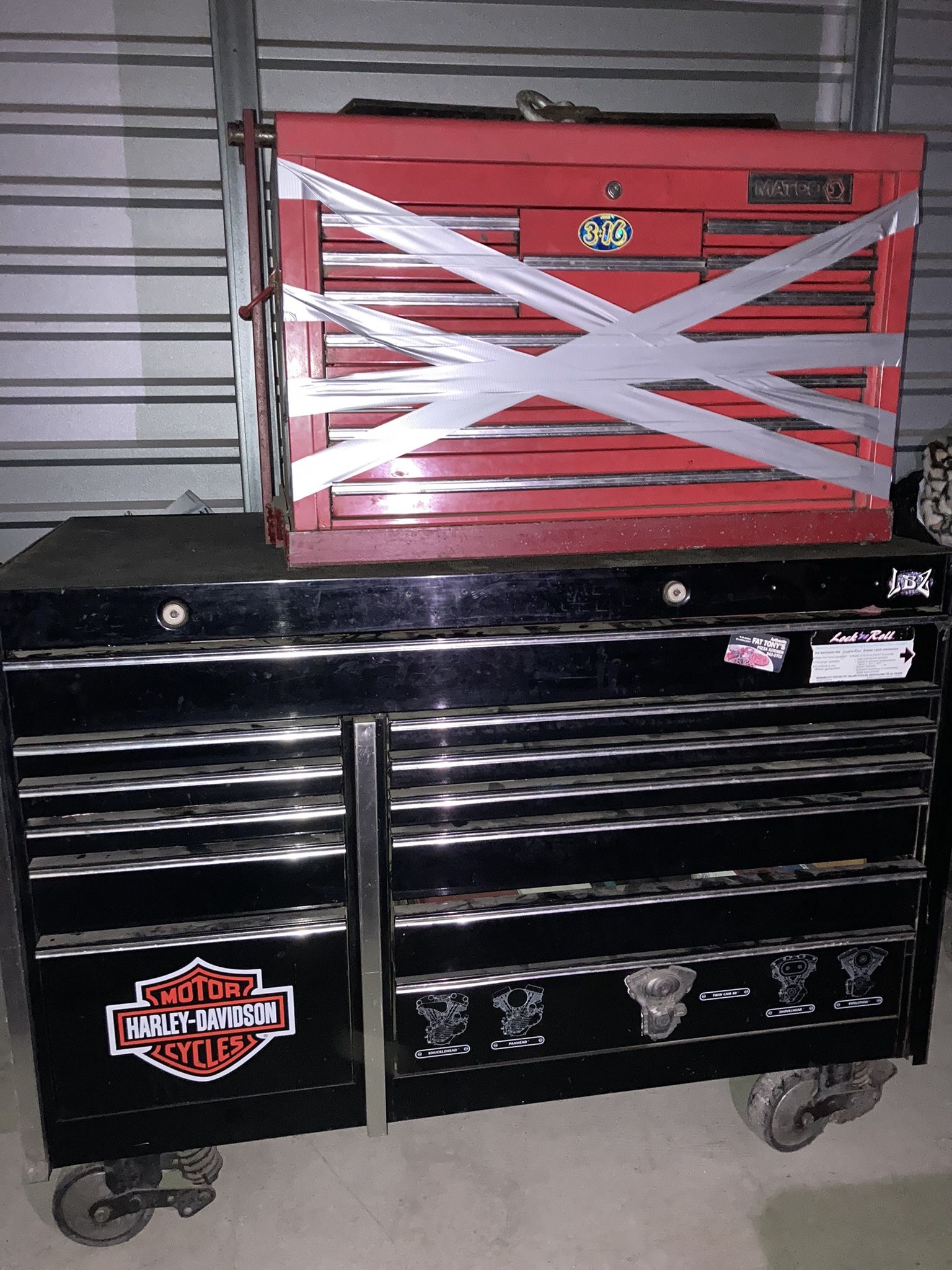 Snap On Roll Away Tool Box Harley Davidson Ed. for Sale in Moreno ...