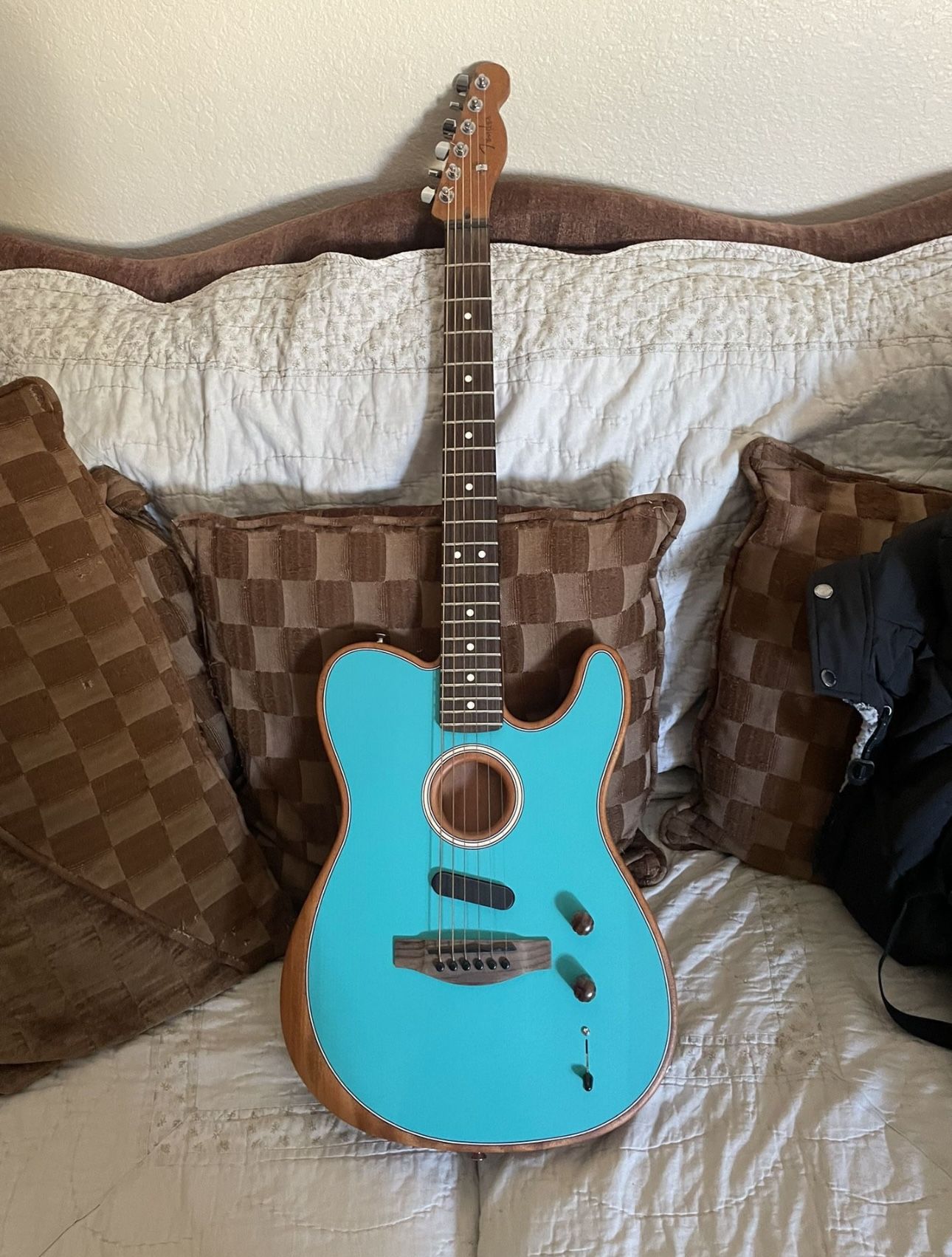 Fender Acoustasonic Player Telecaster Tele Acoustic-Electric Guitar for ...