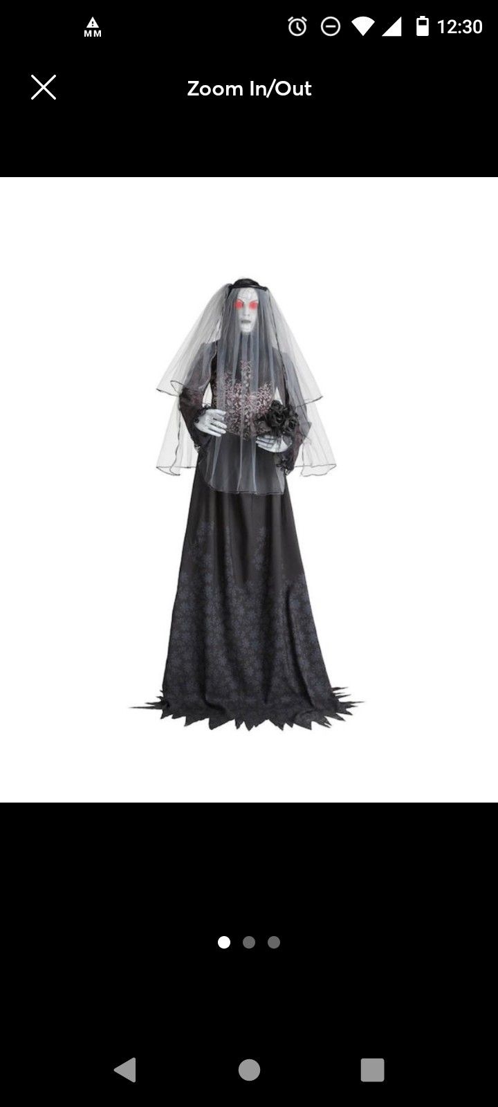 NEW Home Depot Haunted Floating Ghost Bride Life Size Animatronic ...