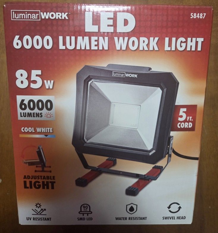 Luminary 6000 Lumen LED Work Light for Sale in Houston, TX - OfferUp