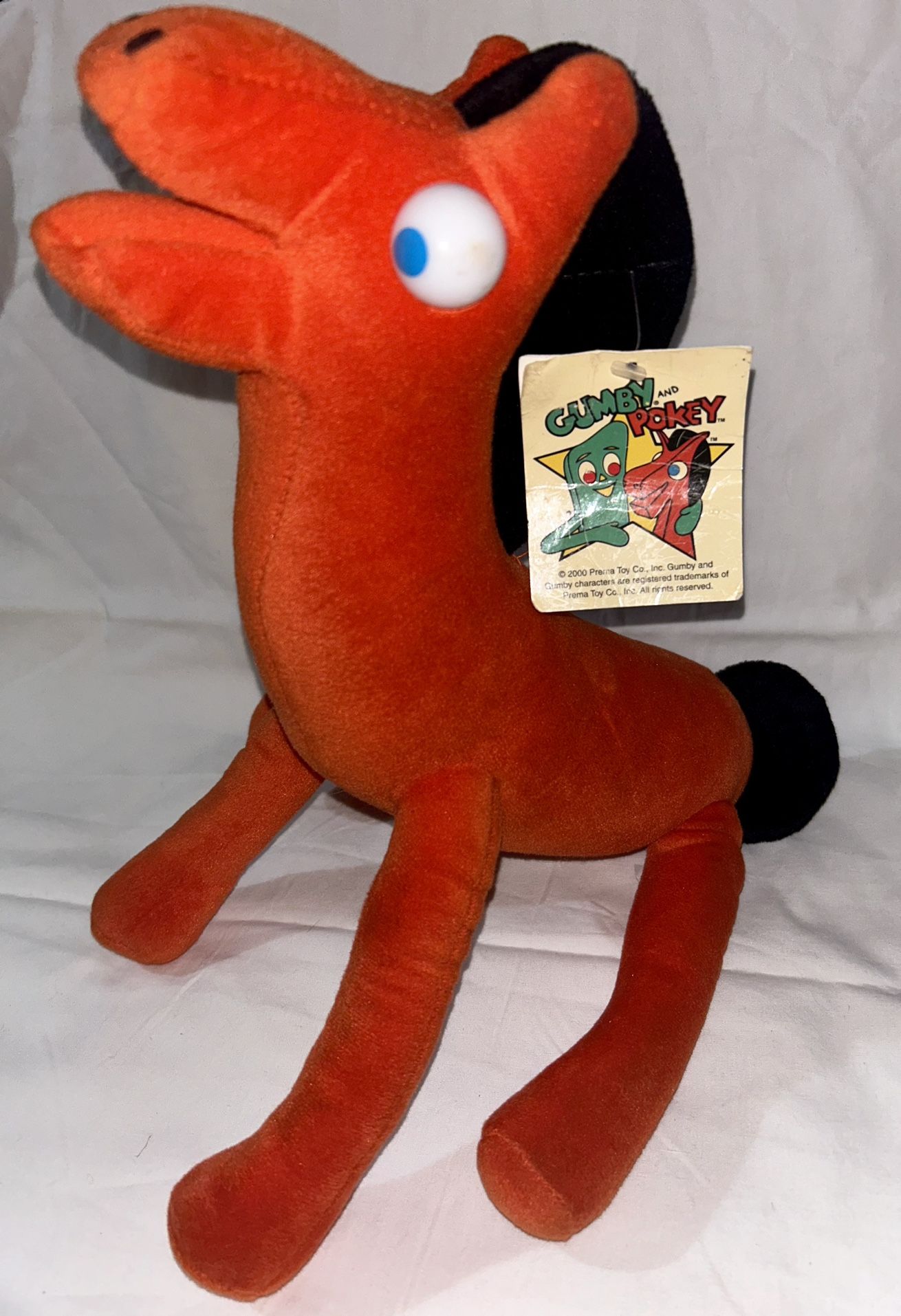 Vintage Both 2 Gumby & Pokey 15” Bendable Stuffed Plush Toys By Prema ...