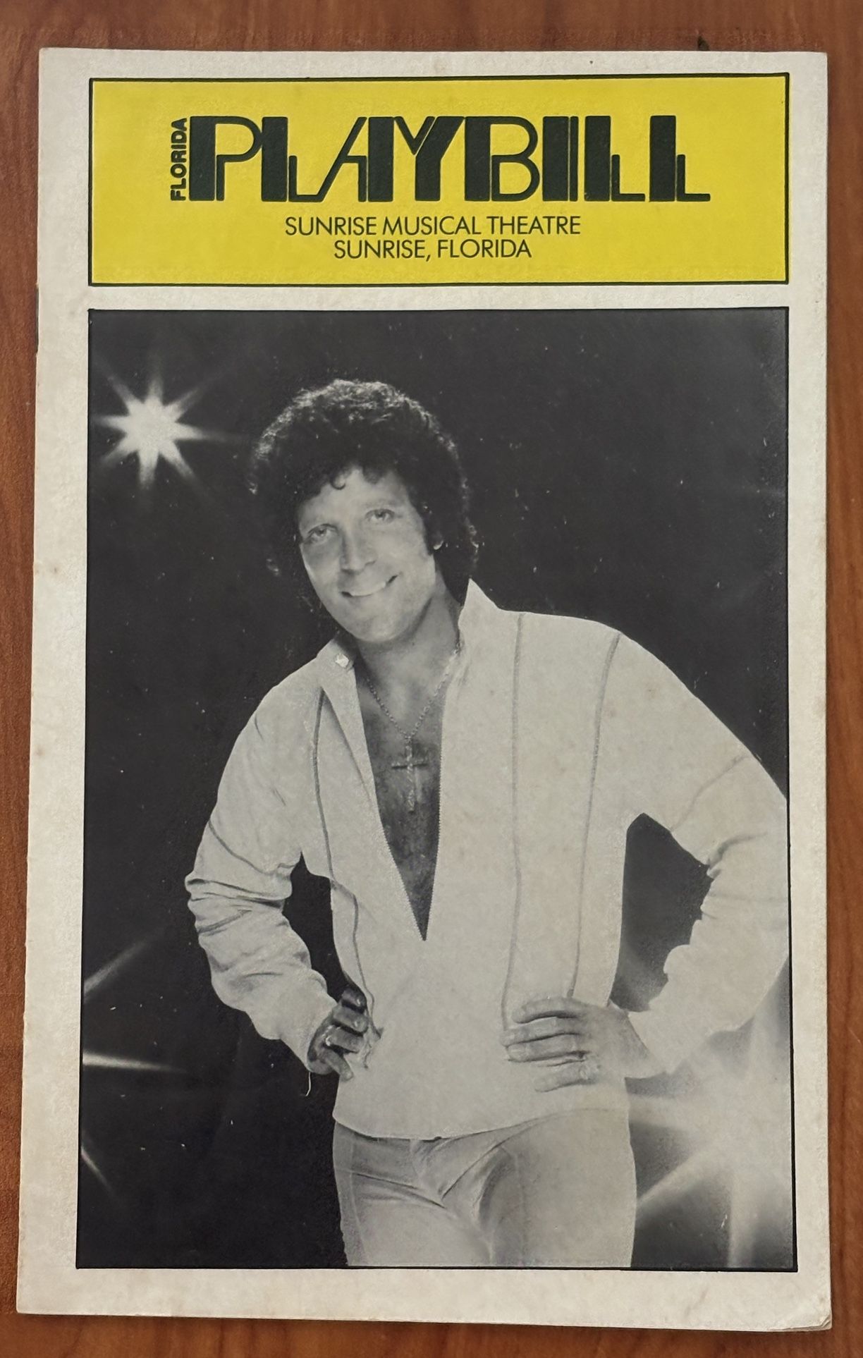 Playbill - Tom Jones With Freddie Roman Sunrise Musical Theater Program ...