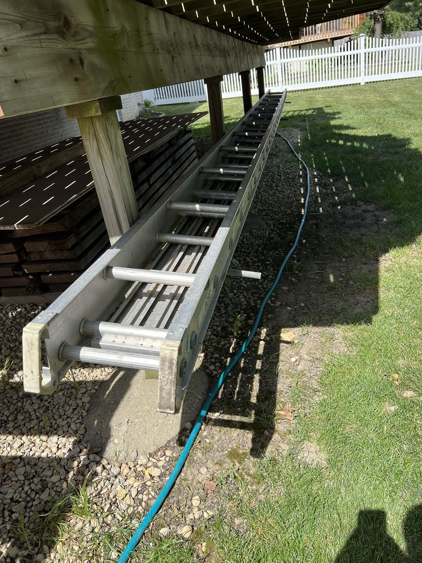 Werner Scaffold stage Model 2324 12 Inch Wide X 24 Foot Long for Sale ...