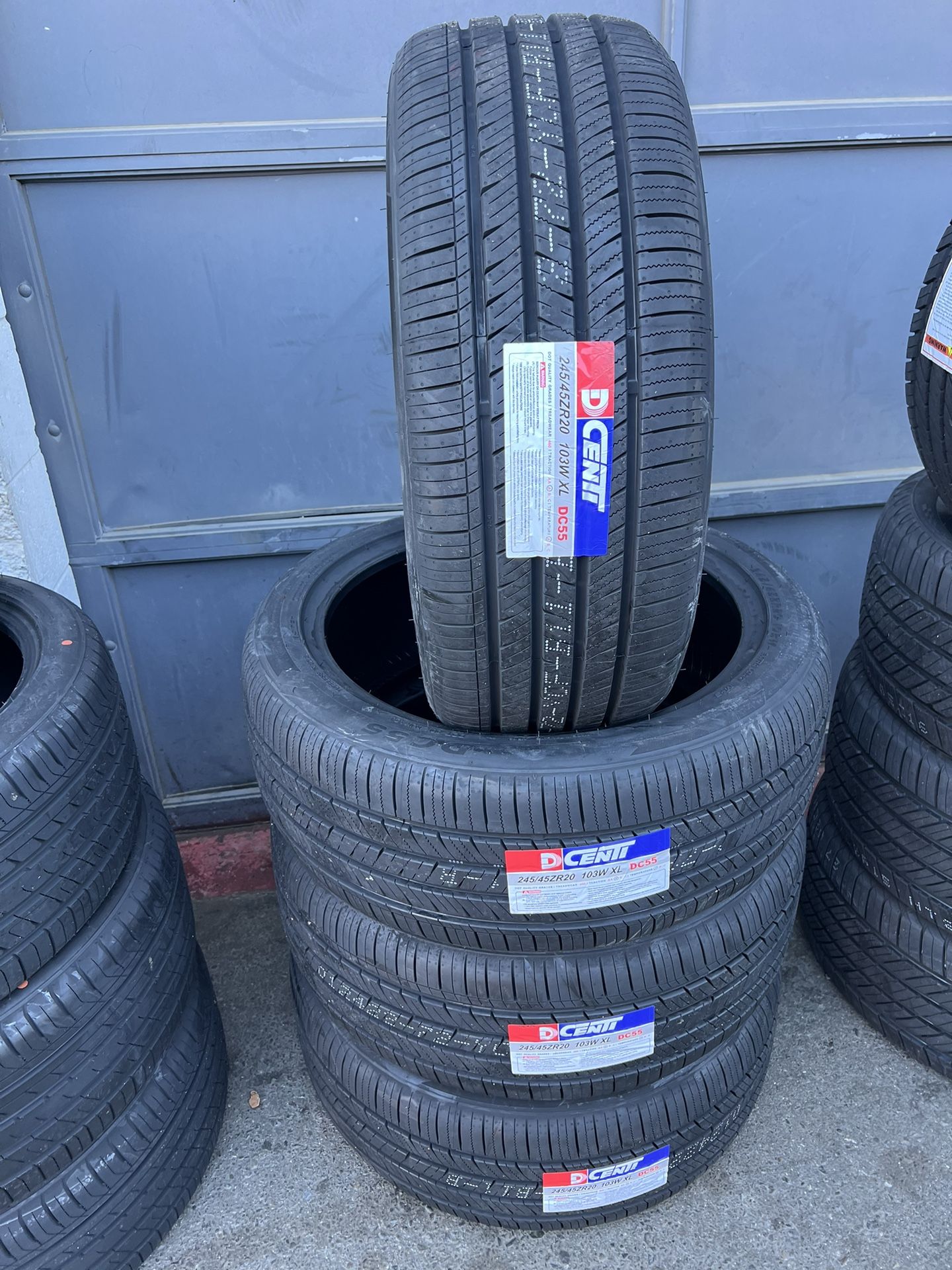 245/45R20 SET OF 4 NEW TIRES WITH INSTALLATION AND BALANCING for Sale in Modesto, CA - OfferUp