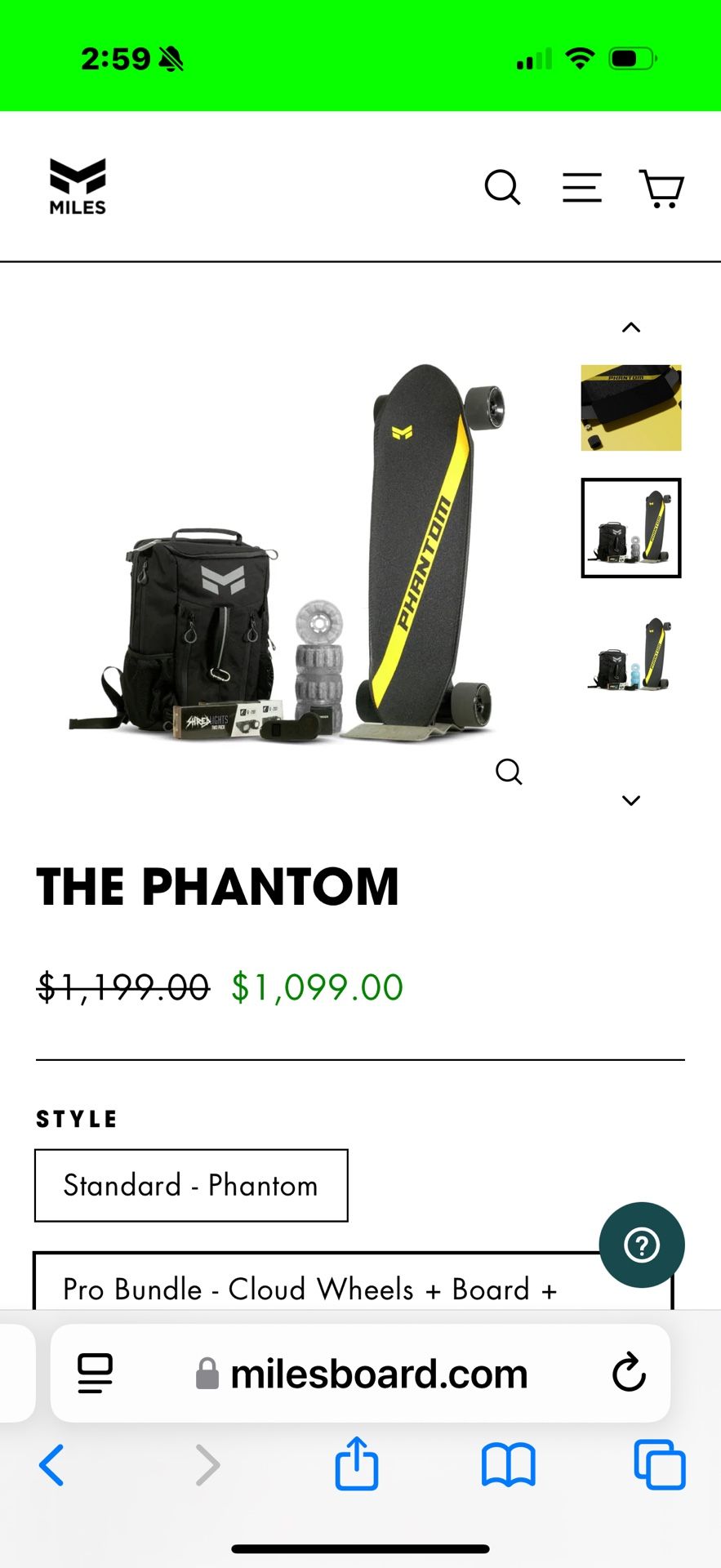 The Phantom Electric Skateboard With Extras for Sale in San Diego, CA ...